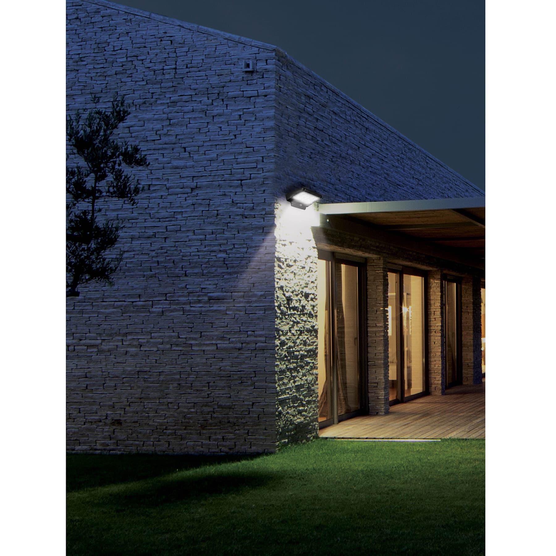 Arbotante Solar Led 4 W Con Sensor De Movimiento Volteck